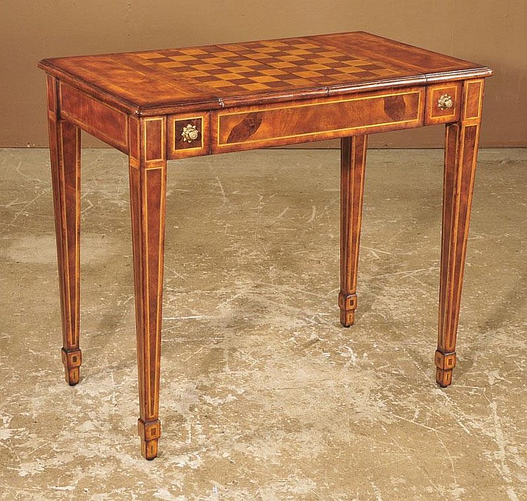 English Regency Chess Table