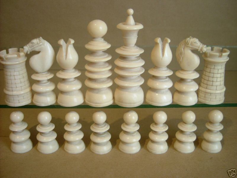 Calvert Ivory Chess Set